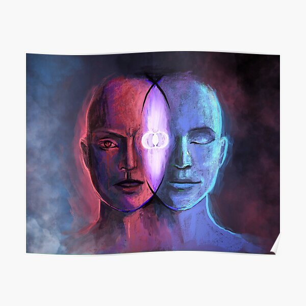 "Two Sided" Poster by artofraga | Redbubble