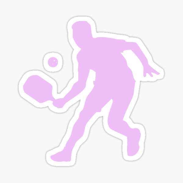 "PickleBall Pink" Sticker for Sale by alessiacara | Redbubble