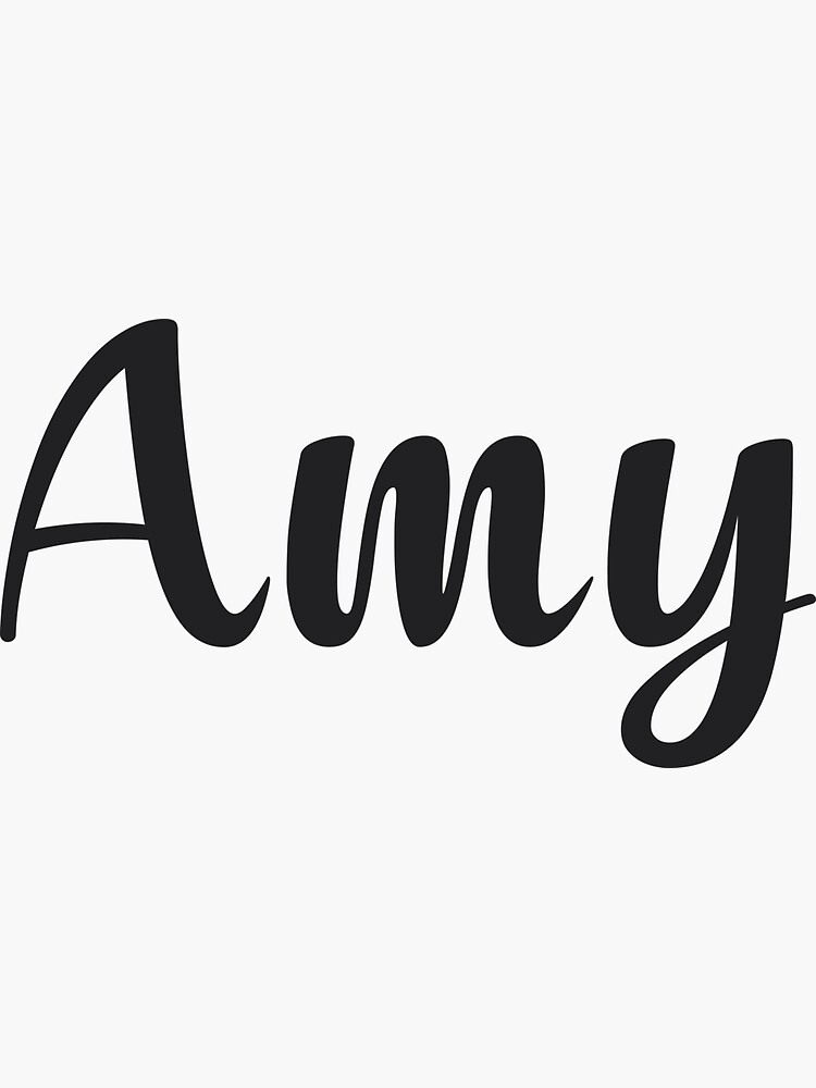 "Amy" Sticker by 99Posters | Redbubble