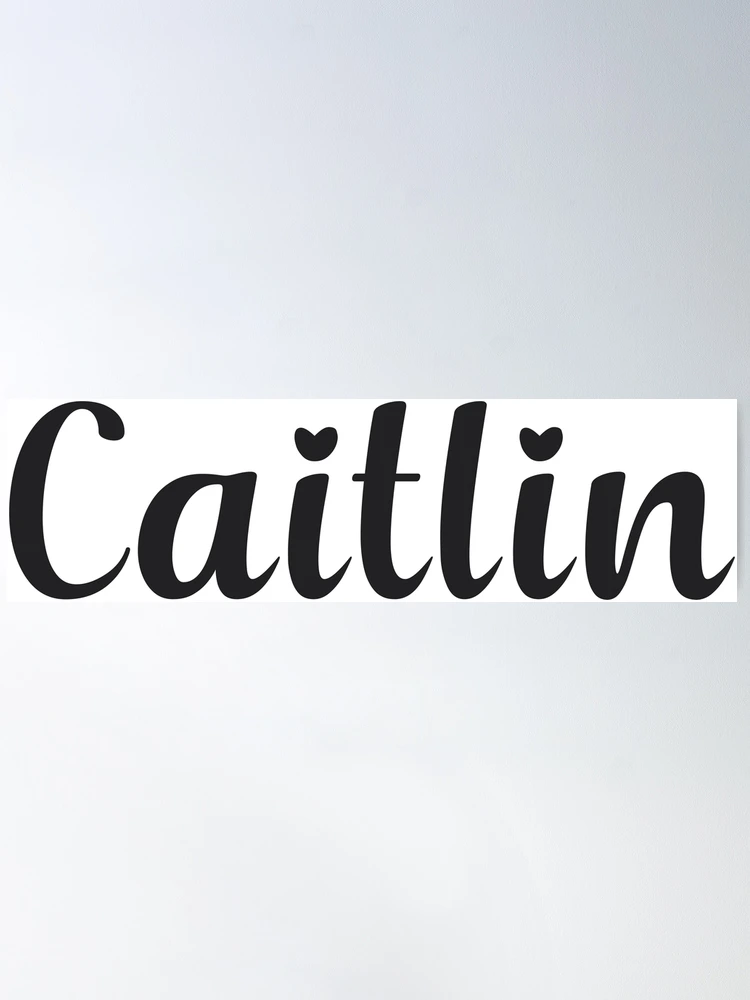 Caitlin Logo Name Logo Generator Candy Pastel Lager Bowling Pin