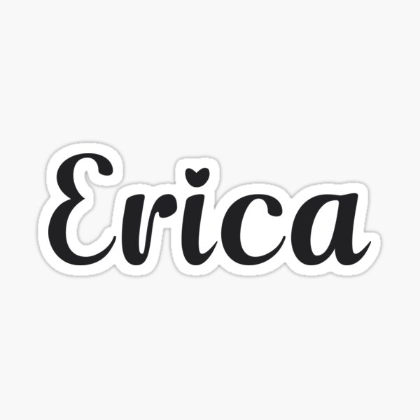 "Erica" Sticker for Sale by 99Posters | Redbubble