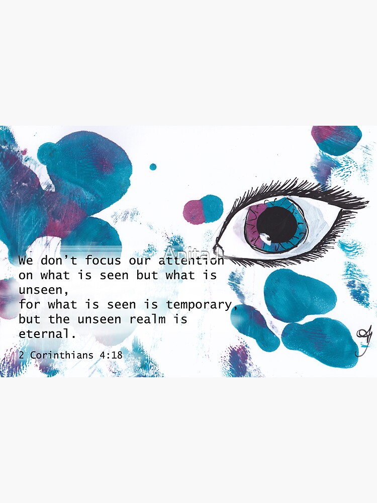 "Seen & Unseen" Sticker for Sale by AnitaJ | Redbubble