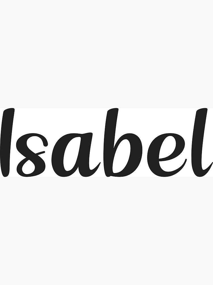 "Isabel" Poster for Sale by 99Posters | Redbubble