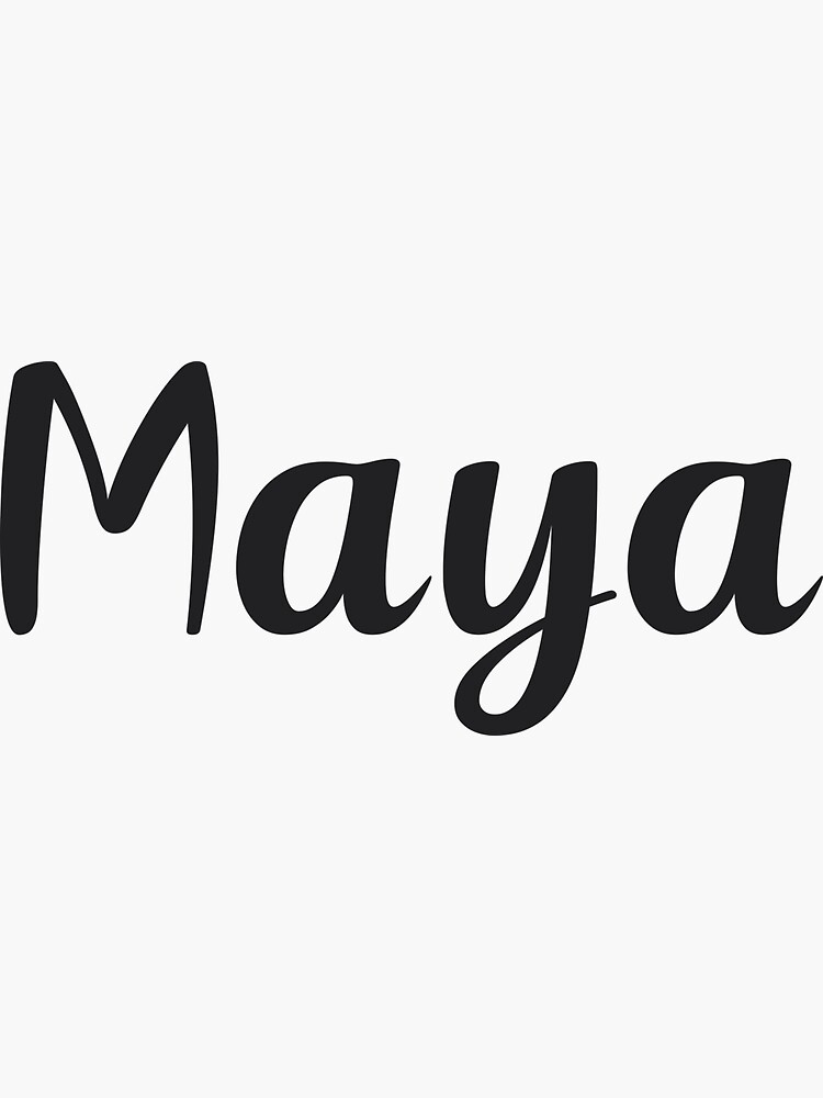 "Maya" Sticker for Sale by 99Posters | Redbubble