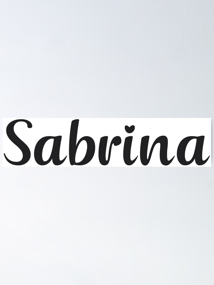 "Sabrina" Poster for Sale by 99Posters | Redbubble