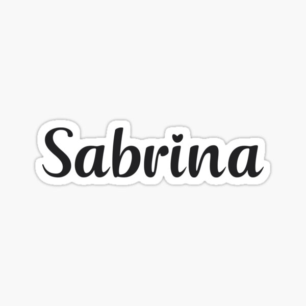 "Sabrina" Sticker for Sale by 99Posters | Redbubble