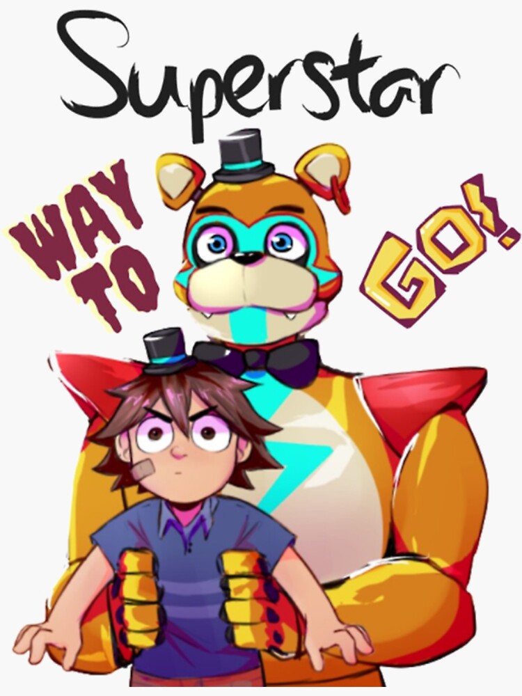 Pegatina «glamrock freddy» de tusbol | Redbubble