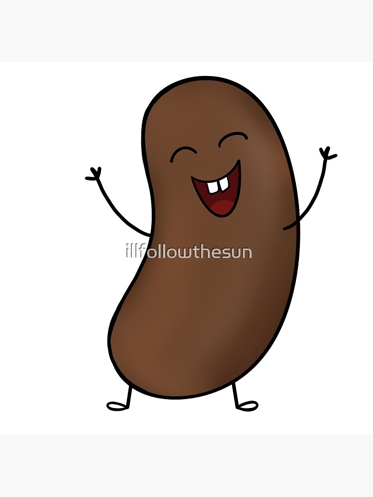 "HAPPY BEAN " Poster for Sale by illfollowthesun | Redbubble