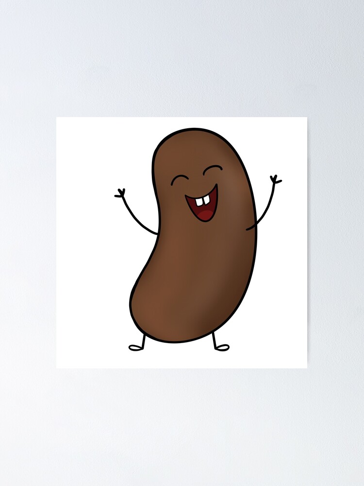 "HAPPY BEAN " Poster for Sale by illfollowthesun | Redbubble