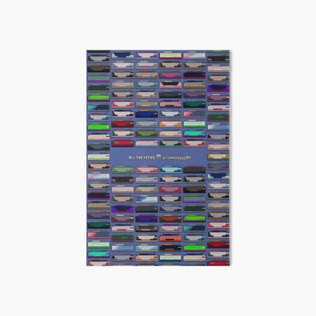 "All The Keebs v2" Art Board Print by hooples94 | Redbubble