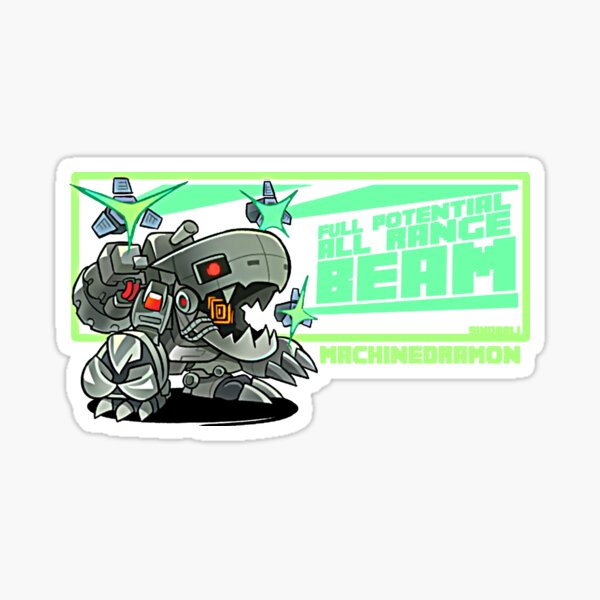 "ALL RANGE BEAM! " Sticker by FeweG0304 | Redbubble