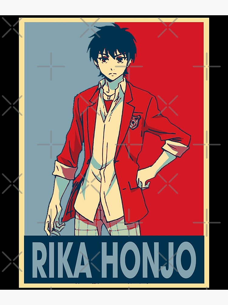 "Rika Honjo anime manga High-rise Invasion graphic" Poster for Sale by ...