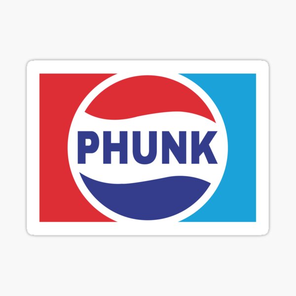 "Phunk Parody Pepsi" Sticker for Sale by Parodeetees | Redbubble