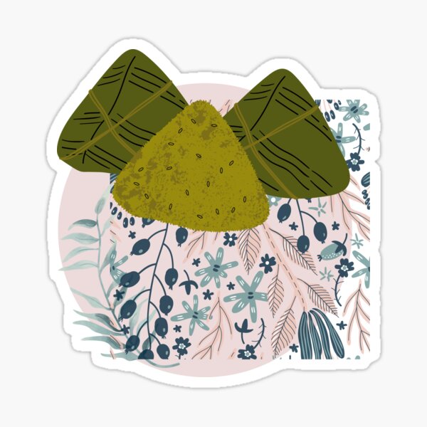 "Zongzi" Sticker by Jessie-h09 | Redbubble