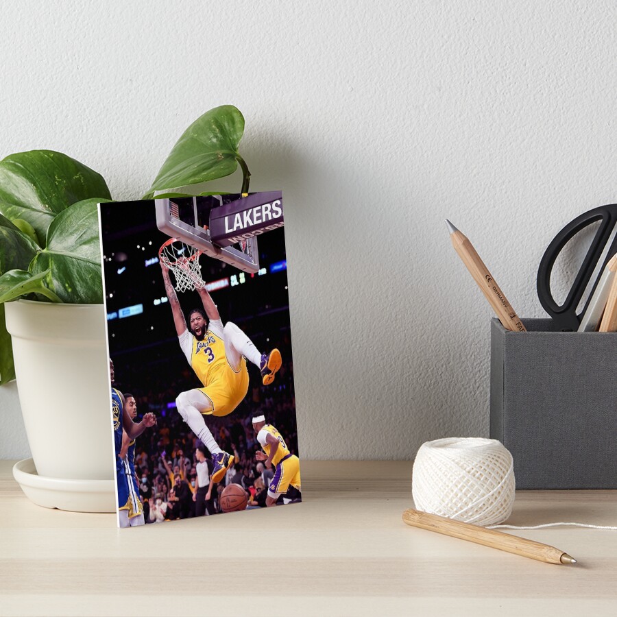 "Anthony Davis 3 Posterized Dunk Poster " Art Board Print by marysedlak ...