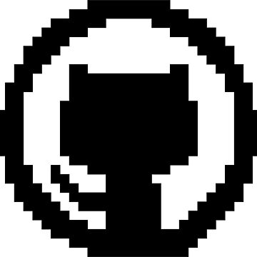 "8-bit Github" Sticker for Sale by NewLineDesigns | Redbubble