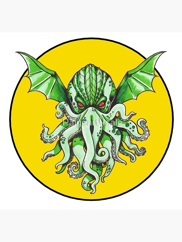 "Cthulhu (Color)" Poster for Sale by Paigeart4sale | Redbubble