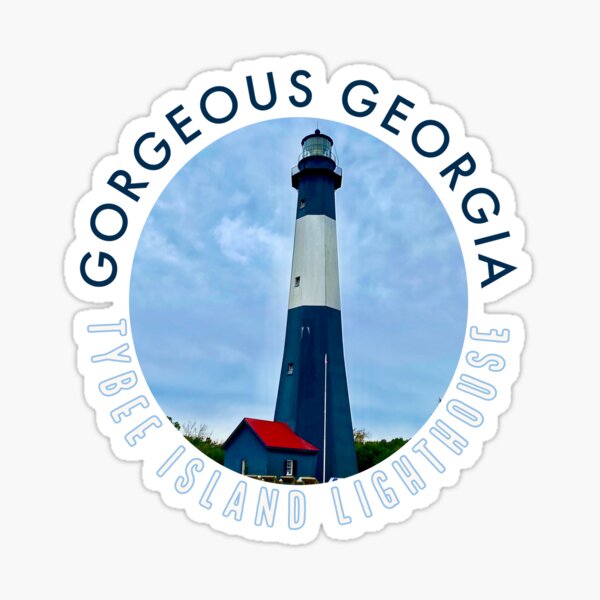 Sets Stickers Tybee Island Lighthouse Sticker sheet Stickers, Labels ...