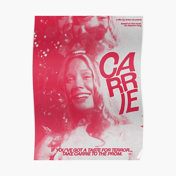 "Carrie Movie Poster" Poster for Sale by clairedota | Redbubble