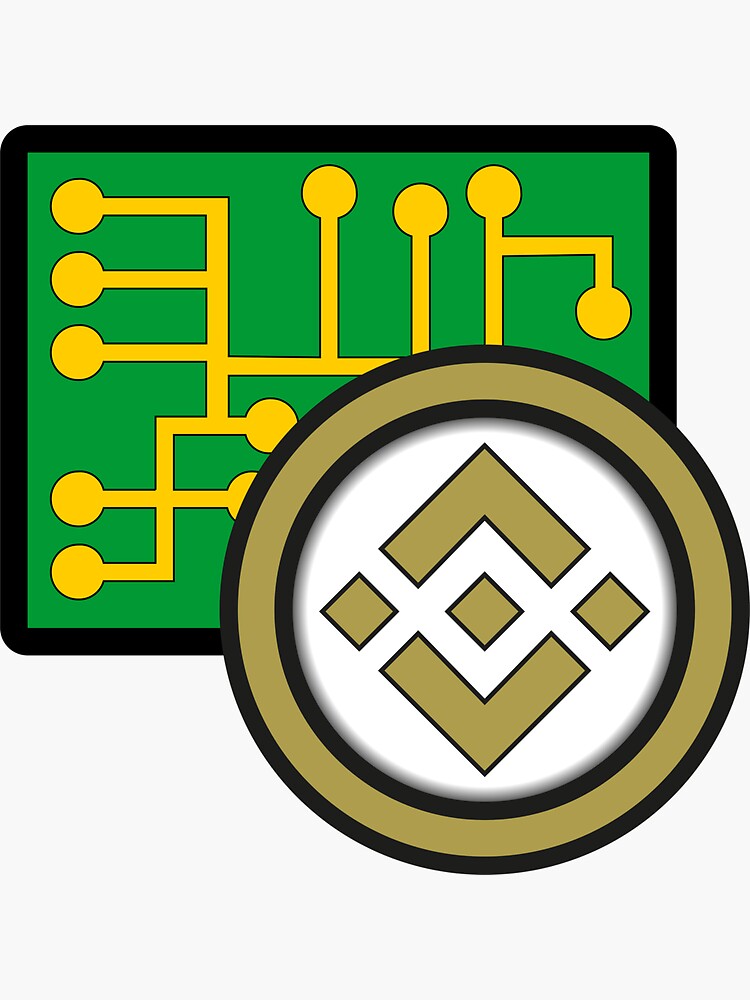 "Cryptocurrency Trading Binance Logo Green And Yellow Blockchain ...