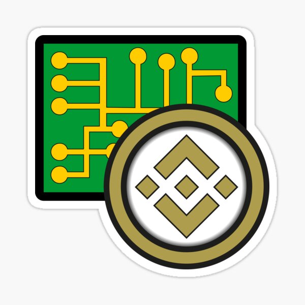 "Cryptocurrency Trading Binance Logo Green And Yellow Blockchain ...