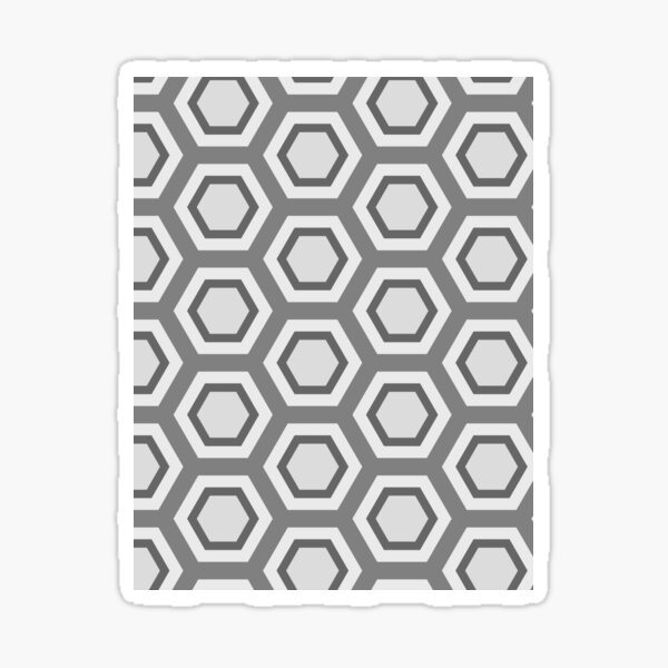 "Seamless Geometric Pattern - Hexagon" Sticker for Sale by ...