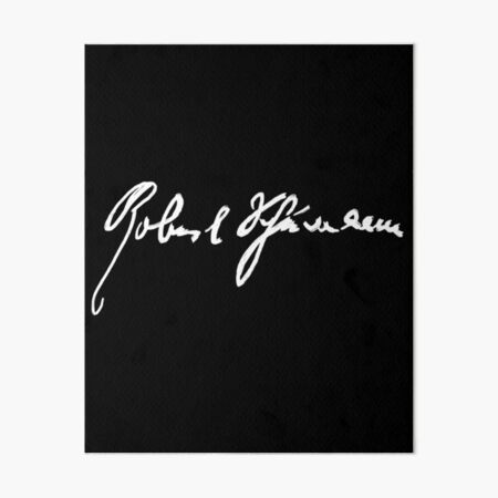 "Robert Schumann Signature " Art Board Print by mikoala50 | Redbubble
