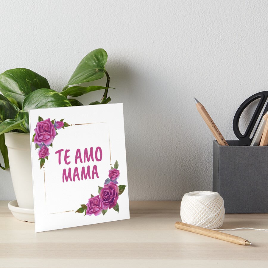 "Te Amo Mama" Sticker for Sale by SMCHR | Redbubble