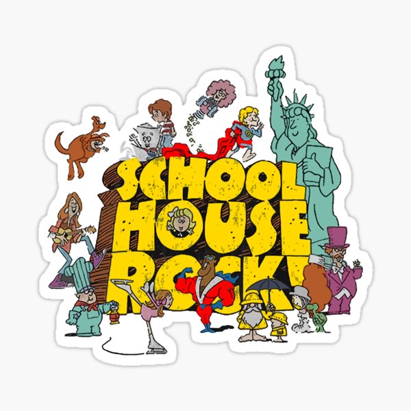 "SHR-School Funny Houses" Sticker by BernardHerman7 | Redbubble