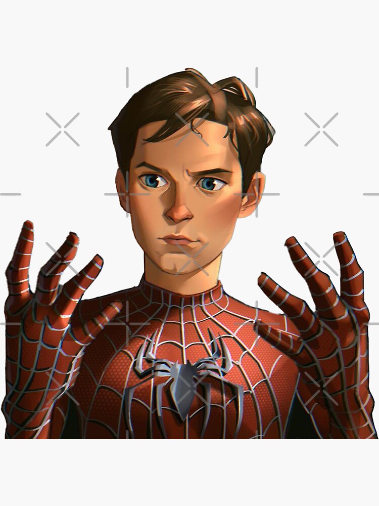 "Andrew Garfield Cartoon " Sticker by pigbearcutE | Redbubble