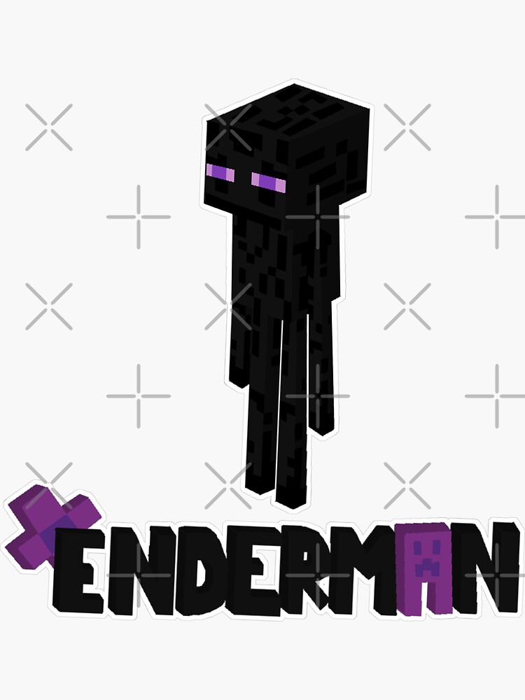 "Minecraft Enderman " Sticker for Sale by ddkart | Redbubble
