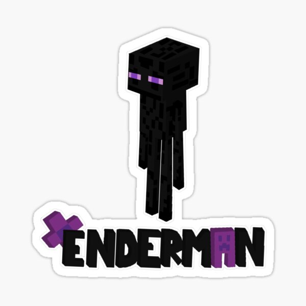 "Minecraft Enderman " Sticker for Sale by ddkart | Redbubble