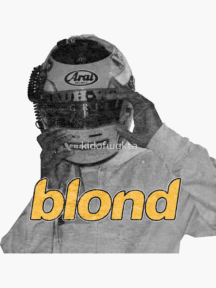 "frank ocean: blond" Sticker for Sale by kidofwgkta | Redbubble
