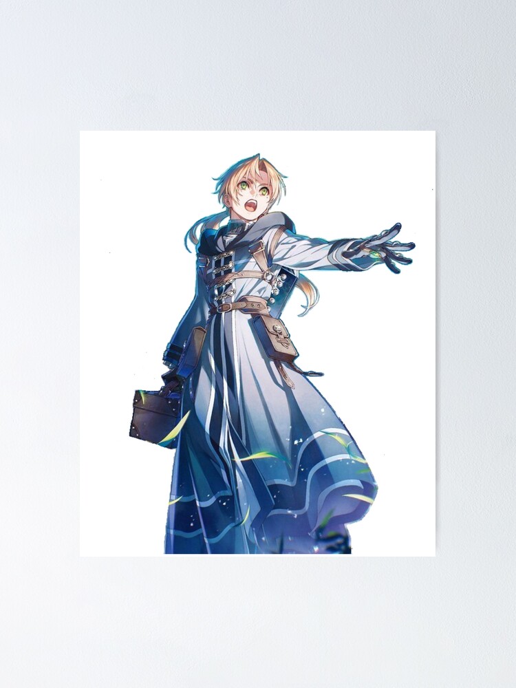 "Mushoku Tensei:Isekai Ittara Honki Dasu" Poster for Sale by Abdojlm ...