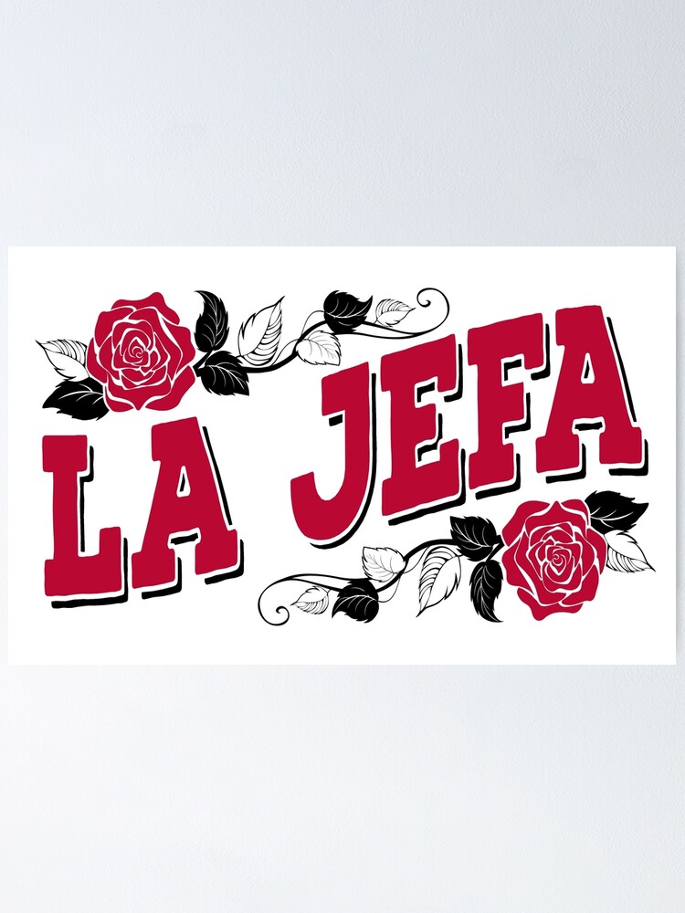 "La Jefa Funny Saying In Spanish, Cute Boss Lady Spanish Language Gift ...