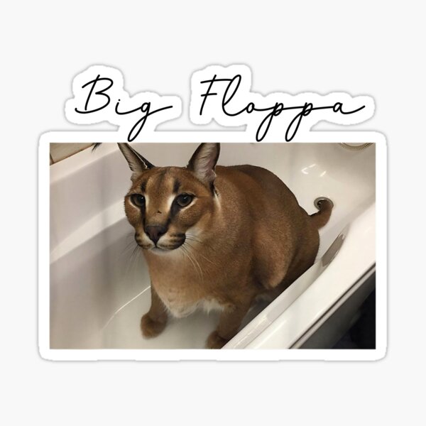 "Big Floppa Funny memes" Sticker for Sale by OKAOTA | Redbubble