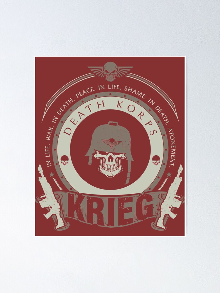 "KRIEG - LIMITED EDITION " Poster for Sale by MightAndMagic | Redbubble