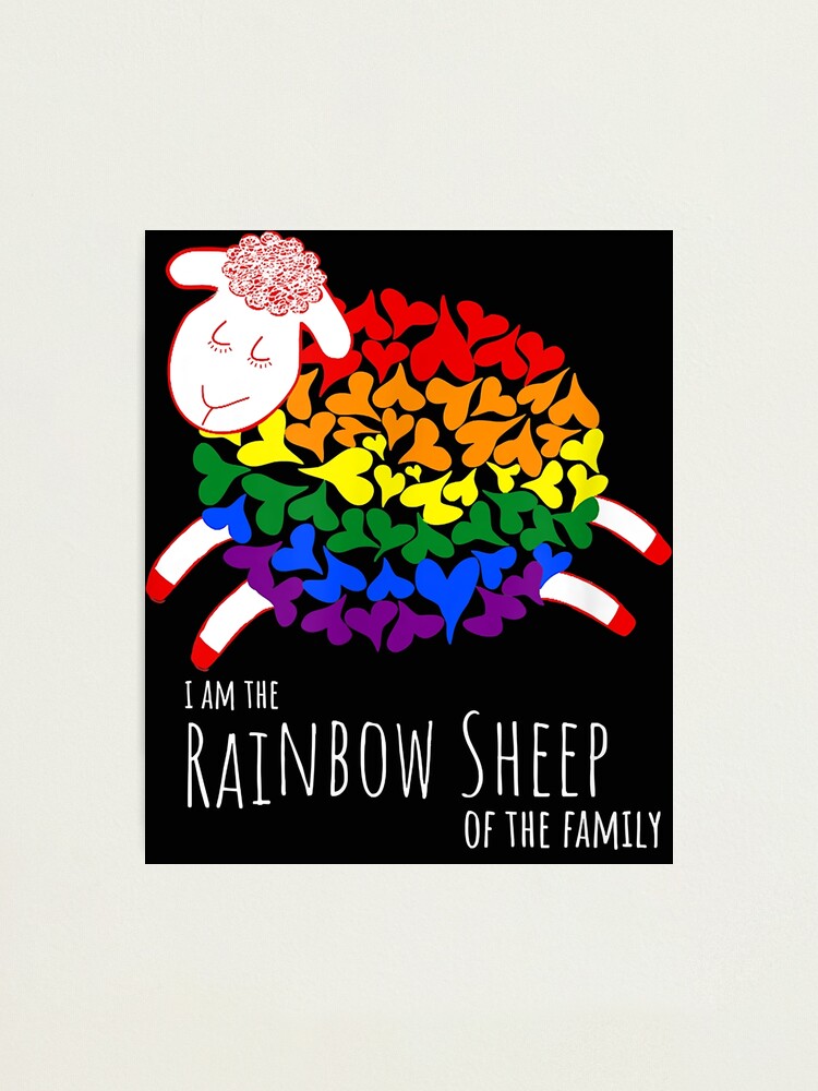 "I Am The Rainbow Sheep Cute LGBTQ Sheep & LGBT Pride Month T-Shirt.png ...