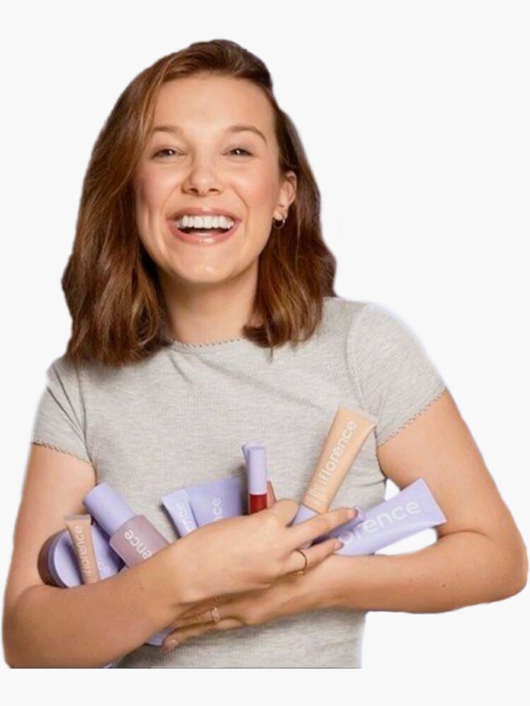 "Millie Bobby brown Sticker" Sticker by SirickWohlers | Redbubble