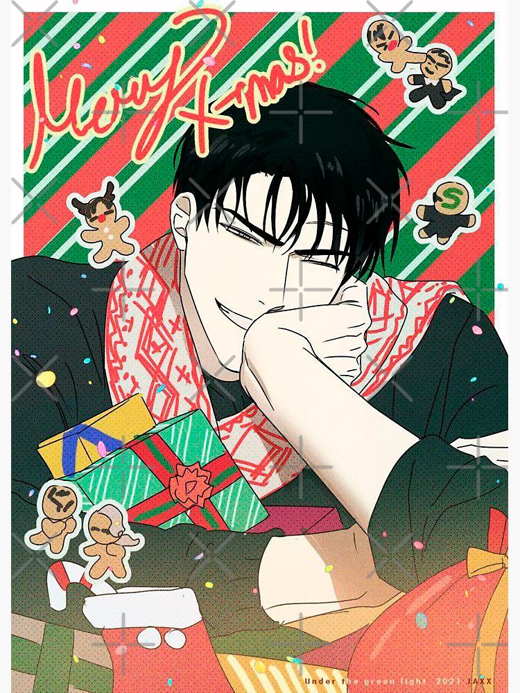 Pegatina «Jin Cheong Woo Bajo la luz verde manhwa» de poposka | Redbubble