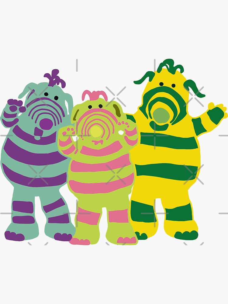 "fimbles Cbeebies - digital art design " Sticker for Sale by ...