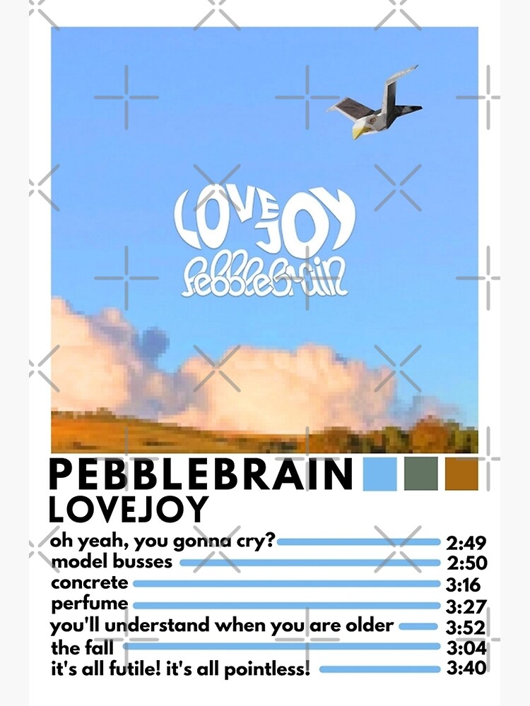 "Lovejoy Pebble Brain New music Album Palette" Poster for Sale by ...