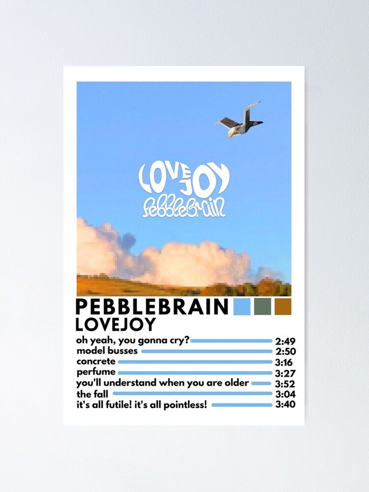 "Lovejoy Pebble Brain New music Album Palette" Poster for Sale by ...