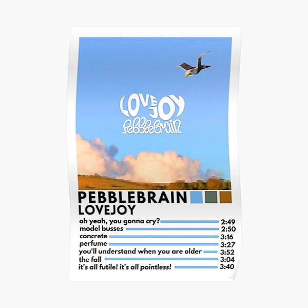 "Lovejoy Pebble Brain New music Album Palette" Poster for Sale by ...