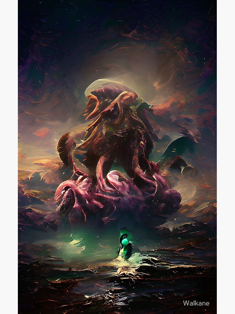 "Summoning Cthulhu" Poster for Sale by Walkane | Redbubble