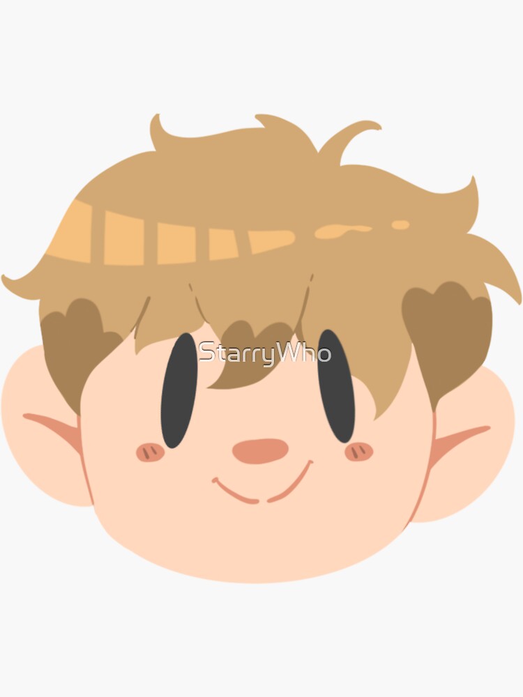 "Simplified Grian face" Sticker for Sale by StarryWho | Redbubble