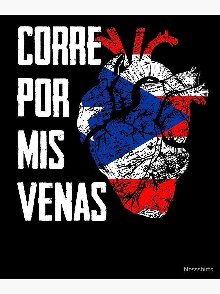 "Puerto Rican Blood For A Boricua Puerto Rico Native" Poster by ...