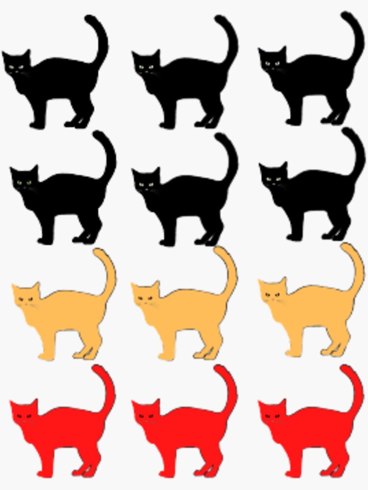 "Cat:Smiling cat beluga " Sticker by Khalil2021 | Redbubble