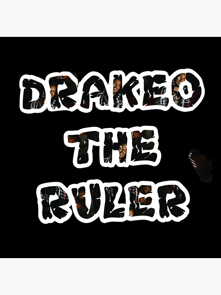 "DRAKEO THE RULER-drakeo the ruler tees" Sticker for Sale by ...