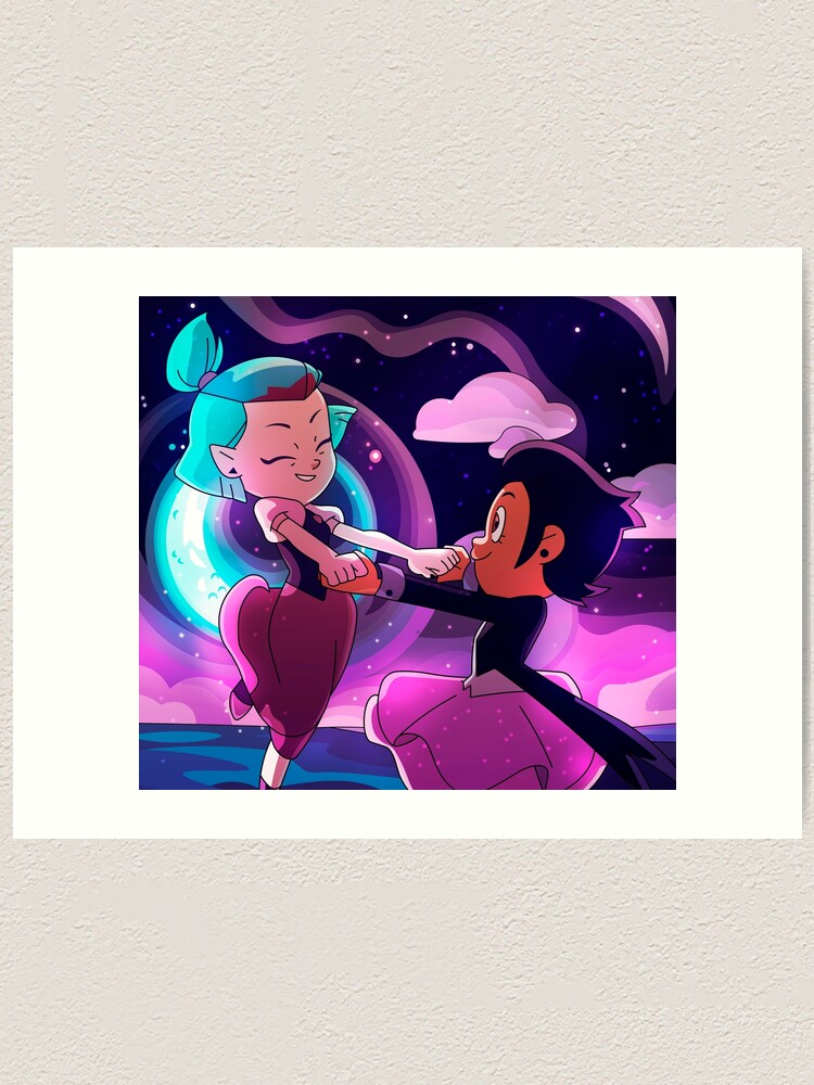 "Lumity Dance | The Owl House" Art Print by artnchfck | Redbubble